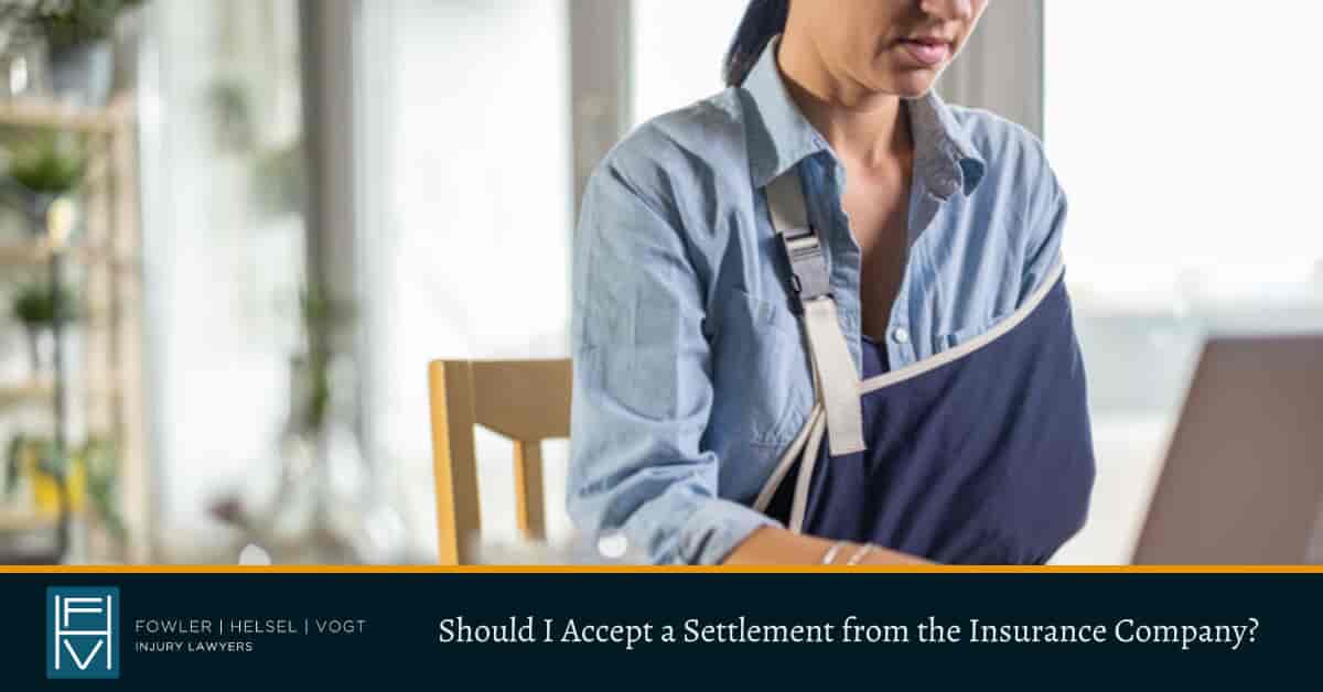 Should I Accept a Settlement from the Insurance Company?